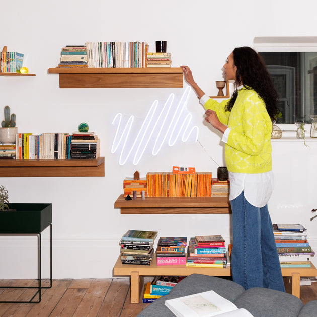 Doodle, neon LED sign - YELLOWPOP